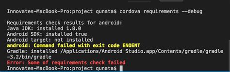 Ionic Cannot Run Android Ionic V3 Ionic Forum