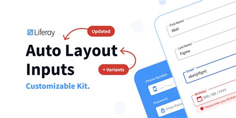⚡️ Auto Layout Flexible Inputs Kit Figma