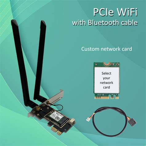 Jual PCIe X1 WiFi M 2 NGFF Wireless Card Set Bluetooth Adapter PCI Express Intel AC 3168