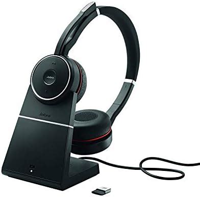 Jabra Evolve Link Uc Bluetooth Wireless Office On Ear Headset Amazon In Electronics