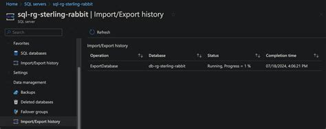 Export Azure Sql Db To Storage Sqlkitty