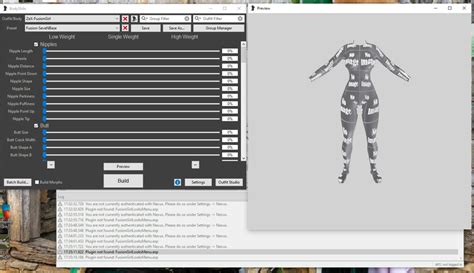 No Body Image In Bodyslide Studio Fallout 4 Technical Support