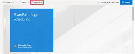 How To Schedule Sharepoint Pages And News