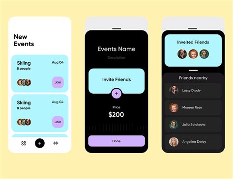 Events App Ui Design On Behance