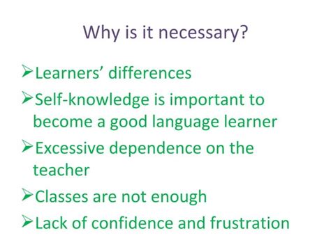 Autonomy In Language Learning Ppt