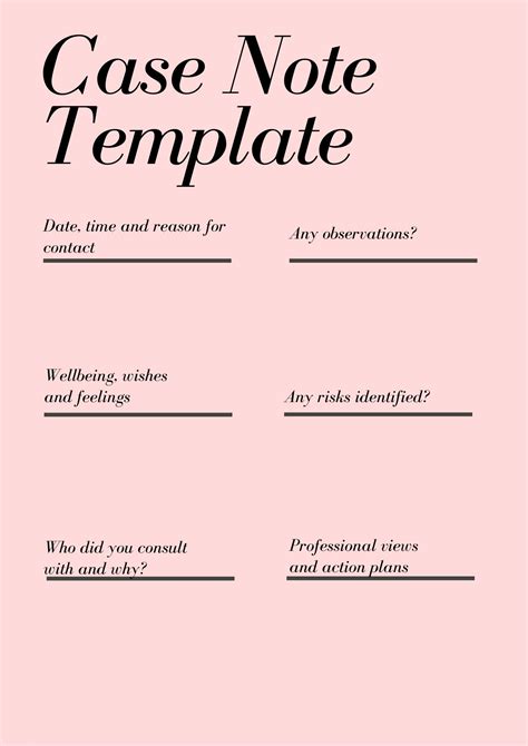 Sample Case Notes For Social Work You Can Learn From Artofit