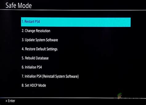 How To Get Out Of PS Safe Mode