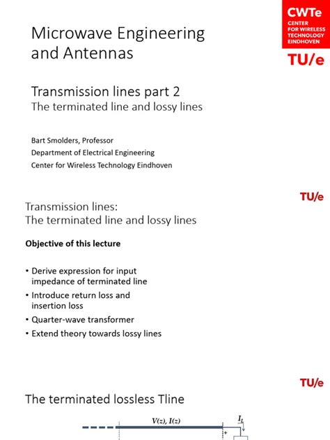 transmission lines part2 pdf transmission line computer engineering