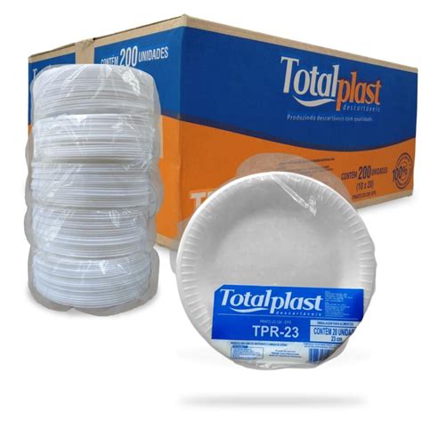 Prato Isopor Totalplast 23cm Multpel
