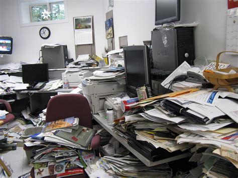 Messy Office Desk Area My Office On 10th Floor My New Messy Office