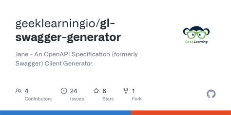 Github Geeklearningio Gl Swagger Generator Jane An Openapi Specification Formerly Swagger