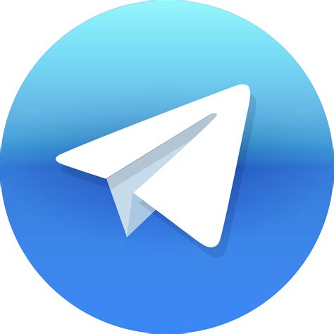 Gradient Circle With Telegram Logo 36432231 Png