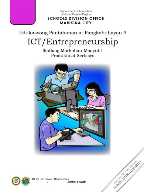 Epp5 Ict Q3 Mod1 Produkto At Serbisyo V6 Pdf