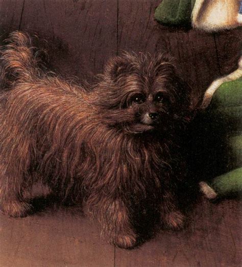 Jan Van Eyck And The Arnolfini Wedding Portrait Featuring A Small Brown