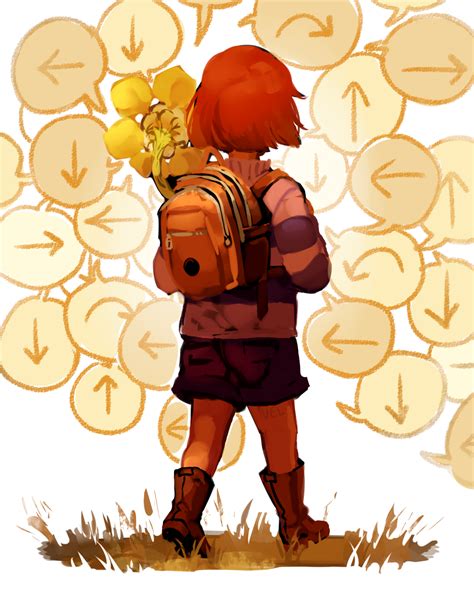 Frisk And Flowey Undertale Drawn By Velinxi Danbooru