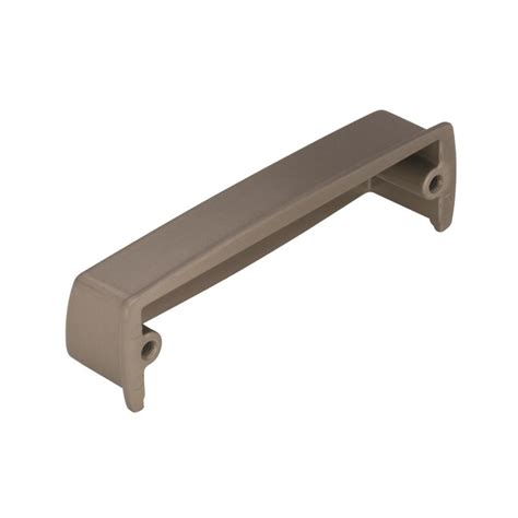 Amerock Kane 3 3 4 In Center To Center Satin Nickel Rectangular Cup Drawer Pulls In The Drawer