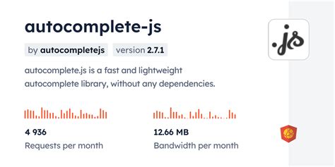 Autocomplete Js Cdn By Jsdelivr A Cdn For Npm And Github