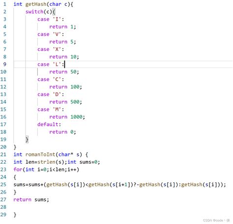 罗马数字转整数（leetcode） Csdn博客