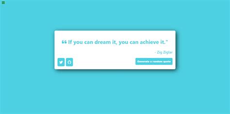 Github Svigild Quotesgenerator App That Shows Different Quotes And Their Authors This Is My