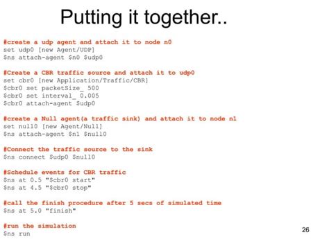 NS Overview Network Simulator Tutorial PPT