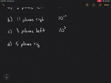 Solvedfor Each Of The Following Numbers By How Many Places Does The