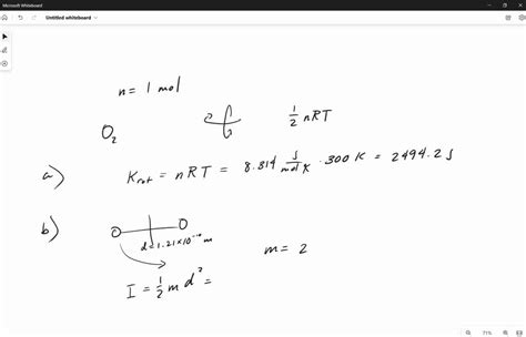 Find The Rms Angular Velocity Of Rotation Of An Oxygen Molecule About Either The Y Or Z Axis
