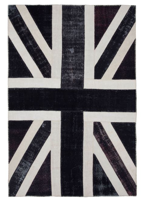 7x10 Multicolor Hand Knotted Flag Patchwork Rug 22608