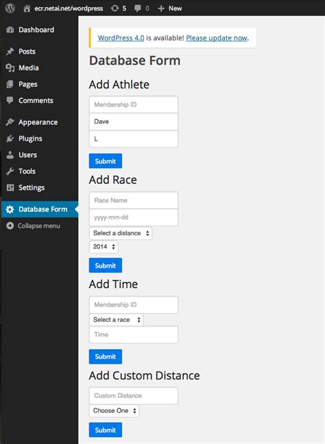 Php Stay On Same Page After Form Submit Within Wordpress Stack Overflow