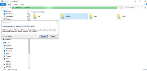 Cannot Connect To Samba Shares On Centos7 Windows 10 Forums