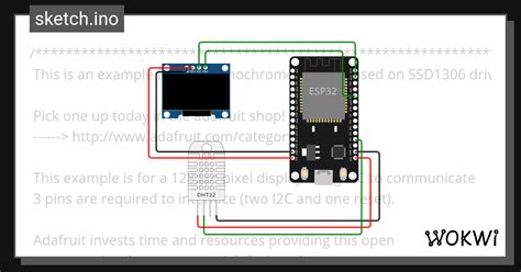 Esp32 Oled Wokwi Esp32 Stm32 Arduino Simulator