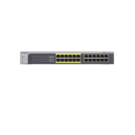 Netgear Switch ProSafe Plus 24 Port 12xPOE Gigabit Rack Budget 100W JGS524PE Switches