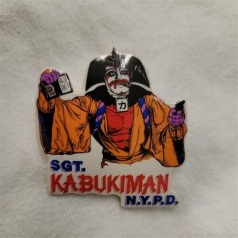 Sgt Kabukiman Nypd Vintage Movie Pin Promo Police 1990 Lloyd Kaufman