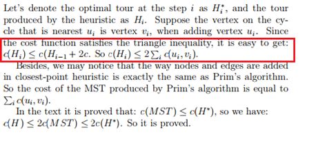 Closest Point Heuristic Approximation Problem Computer Science Stack