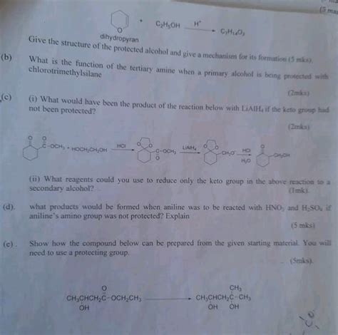 5 Ma Ydropyran C2 H5 OH H C2 H14 O2 Give The StudyX