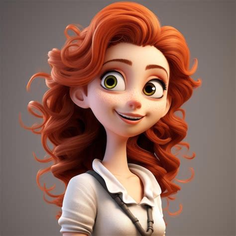 Cartoon Character Barbara 3d Model In Lilia Alvarado Style Premium Ai