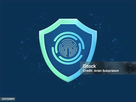 3d 벡터 인공 지능 데이터 신원 보호 방패 기호 일러스트 레이션 디자인 개념 가상현실에 대한 스톡 벡터 아트 및 기타 이미지 Istock