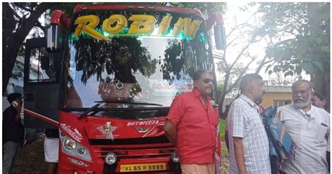 Robin Bus Latest News റോബിൻ ഇറങ്ങി പെർമിറ്റ് ലംഘനത്തിന് പിഴ