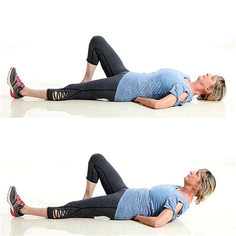 Modified Curl Up Exercise Core Workout Back Pain Back Pain Exercises