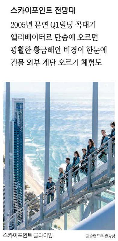 황금 날씨 황금 파도 황금 모래 지구 반대편서 만나다