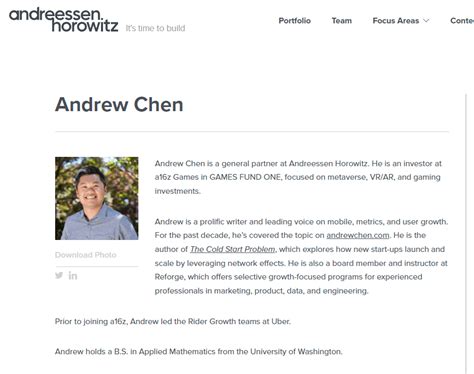 Andrew Chen Andreessen Horowitz The Growth Guru R Decodingthegurus