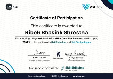 Bibek Bhasink Shrestha On Linkedin Mernworkshop Learningjourney