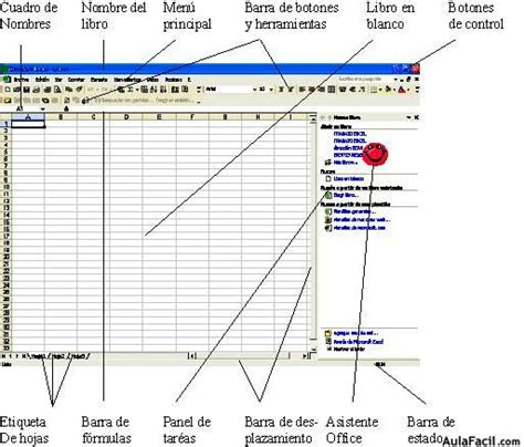 🥇 【 Elementos De La Interfaz Microsoft Excel 2000 Básico
