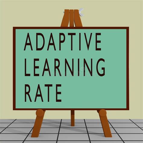 Adaptive Learning Rate Concept Stock Illustration Illustration Of Quality Rank 151677110