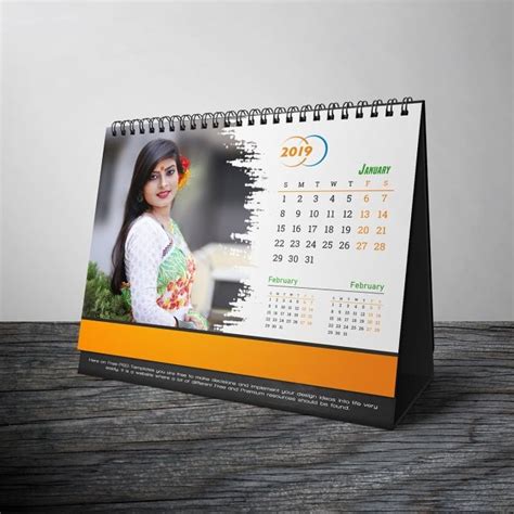 макет настольный календарь 2019 макет календарь 2019 года Png рисунок настольный календарь