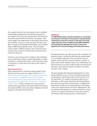 IBM Social Business Behavior PDF