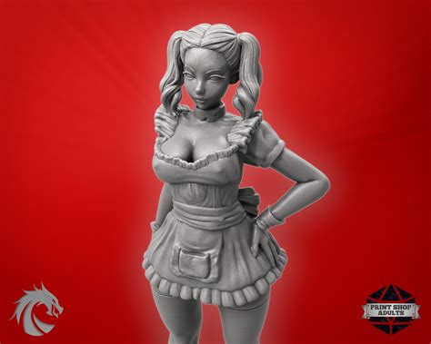 Sexy Maid Miniature Anime Maid Miniature Anime Characters Etsy