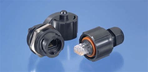 Ethernet Connector Circular Bayonet Ultra Heavy Duty Ritm Industry