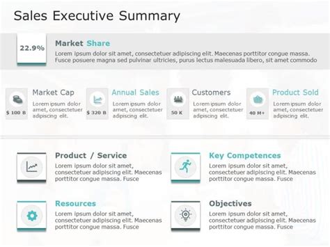 Sales Executive Summary Template Sales Strategy Templates SlideUpLift