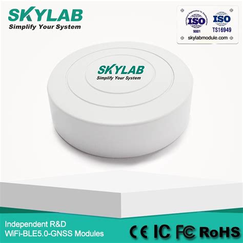 Skylab Ble Nrf51822 Low Power Consumption 70m Max Smallest Bluetooth Beacon Tracker Ble Gateway