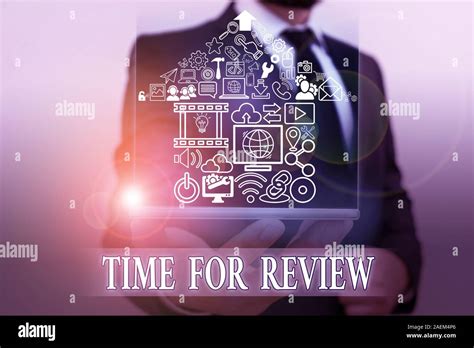 Word Writing Text Time For Review Business Photo Showcasing Review Of A System Or Situation In